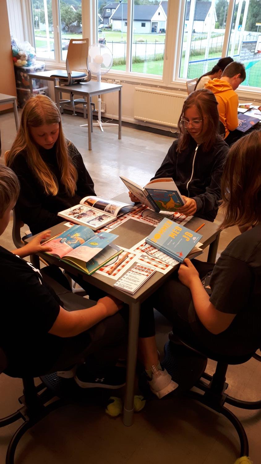 Vigmostad Skole - Bokkafé i 6. og 7. klasse